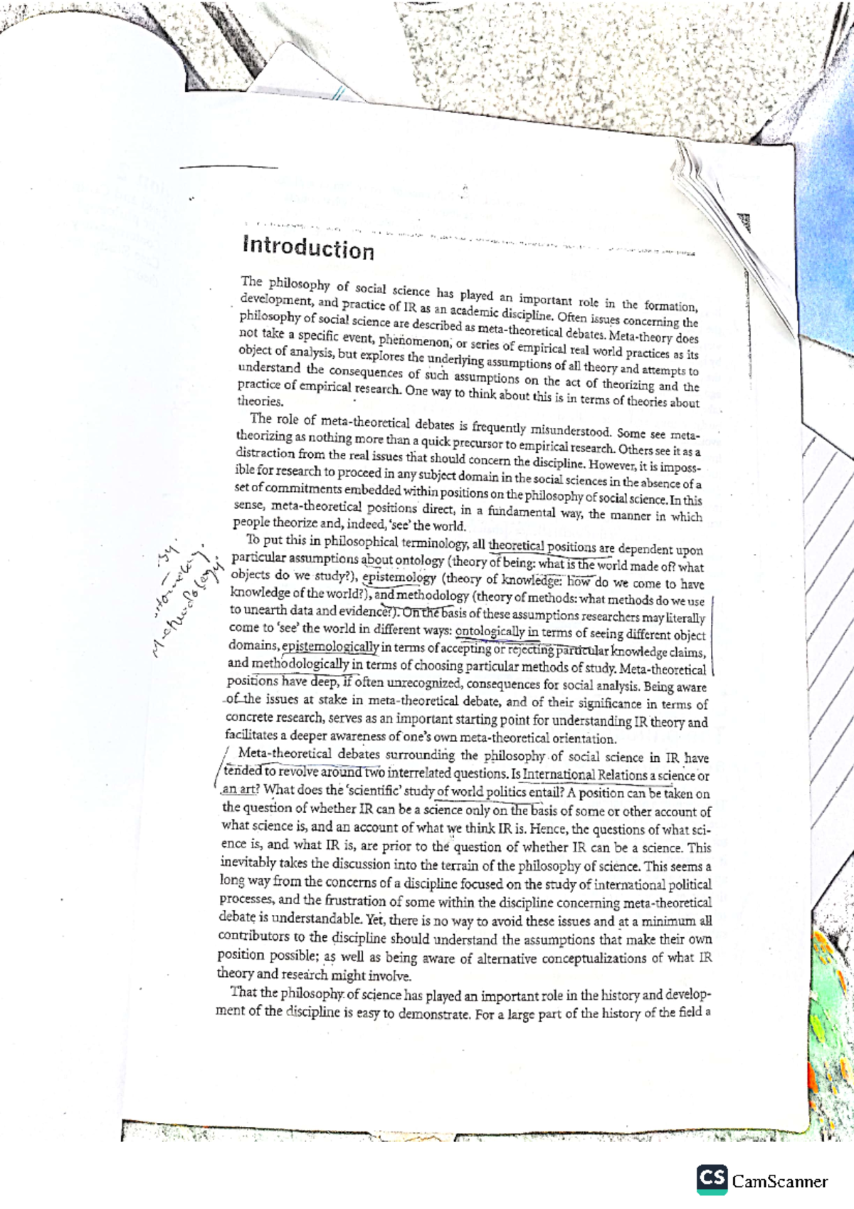 Theories of IR Lecture 1 - Introduction to International Relations ...