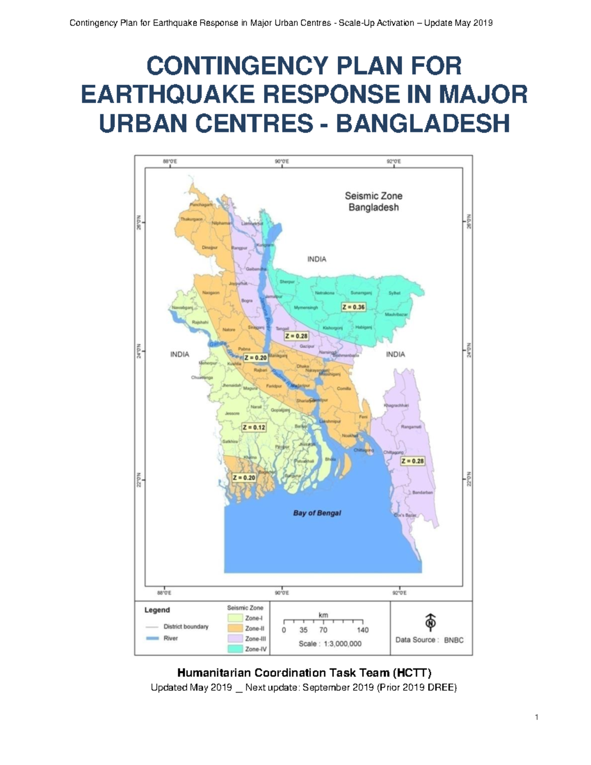HCTT Contingency-plan L3-Earthquake - CONTINGENCY PLAN FOR EARTHQUAKE ...
