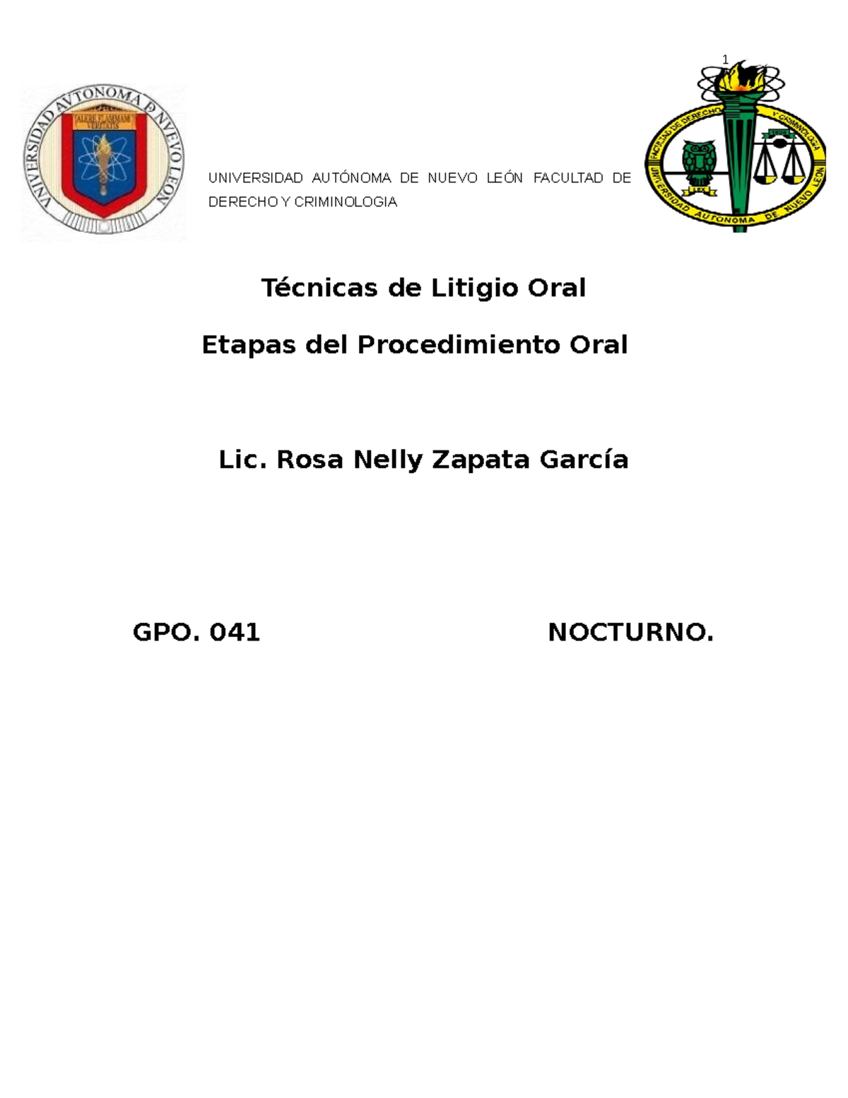 Evidencia DE LAS Etapas Inicial, Inermedia, Juicios Oarales ...