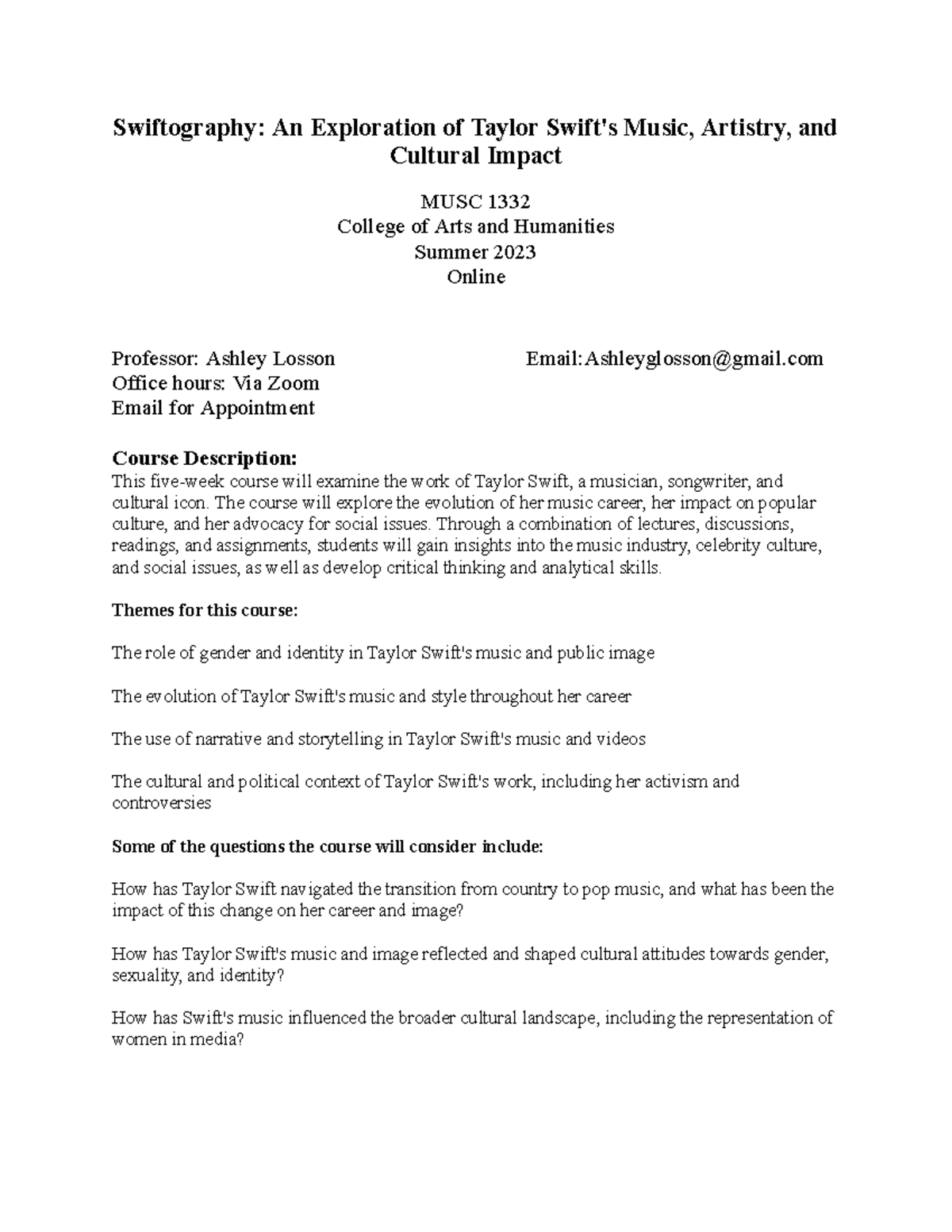 Swiftography An Exploration of Taylor Swift's Music, Artistry, and ...