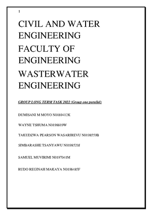 TCW 3104 Course Outline - Department of Civil and Water Engineering ...
