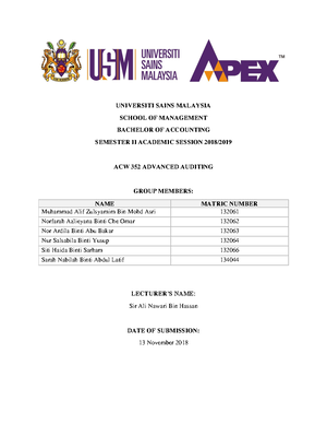 Classical variable sampling - Advanced Auditing - Studocu