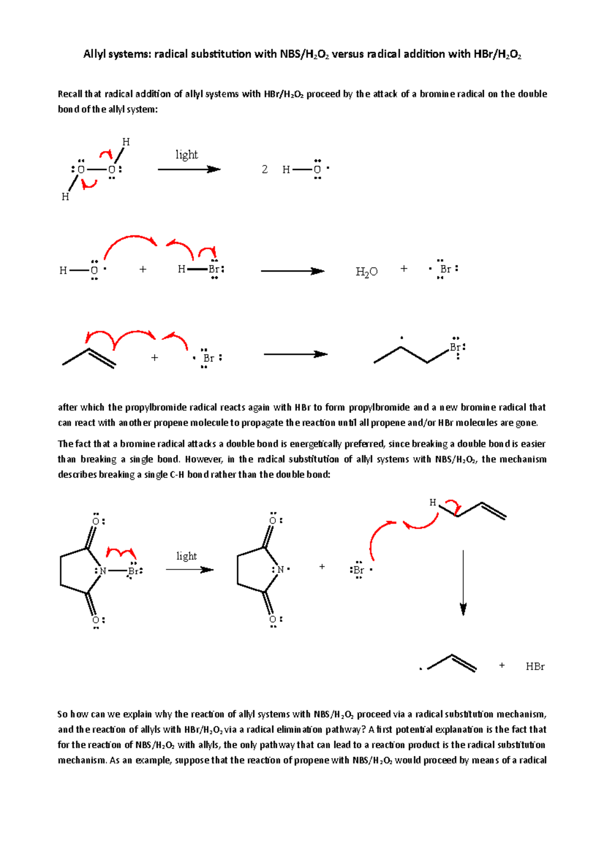 12 RA versus RS on allyl systems - Allyl systems: radical substitution ...