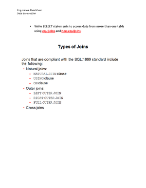 Final DDB - Distributed and Object databases. - Studocu