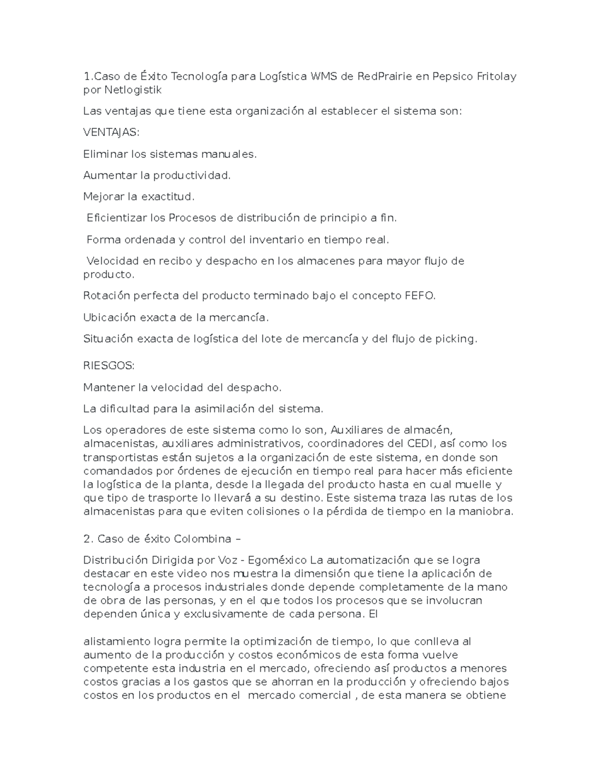 Sistema DE Inventarios - 1 de Éxito Tecnología para Logística WMS de ...