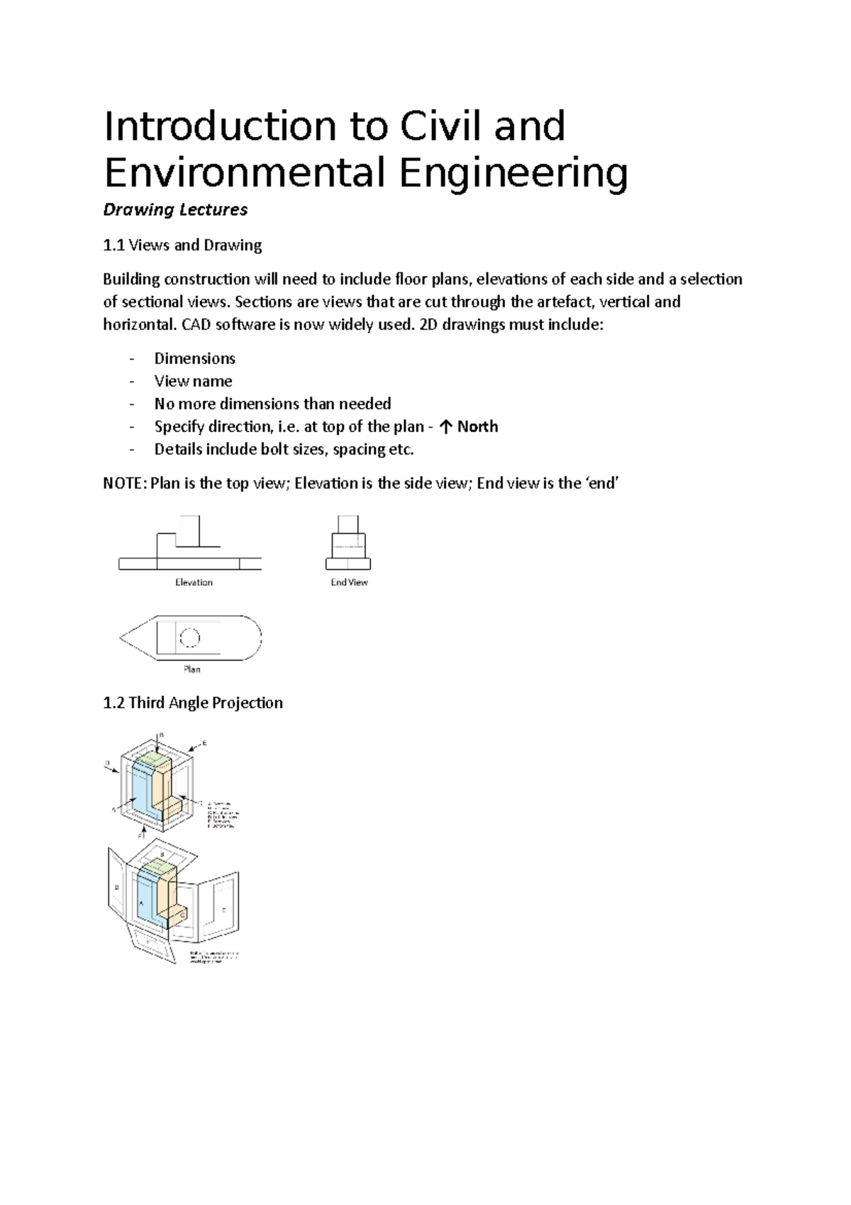 Intro to Civl and Environmental Notes - Introduction to Civil and ...