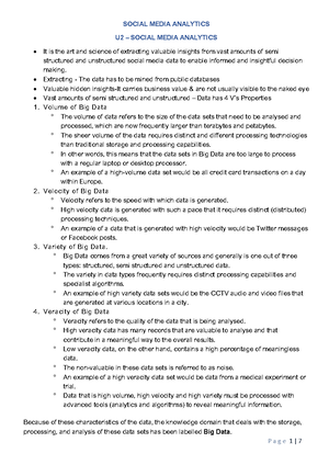 SMA Unit 4 Notes - SOCIAL MEDIA ANALYTICS U4 – SOCIAL MEDIA TEXT ...