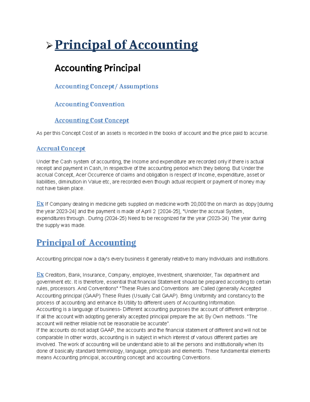 Principal of Accounting - Principal of Accounting Accounting Principal ...