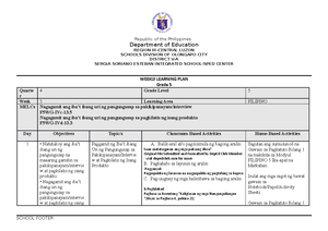 Action Plan for GPP - Gulayan sa Paaralan Program - SUSTAINABILITY PLAN ...