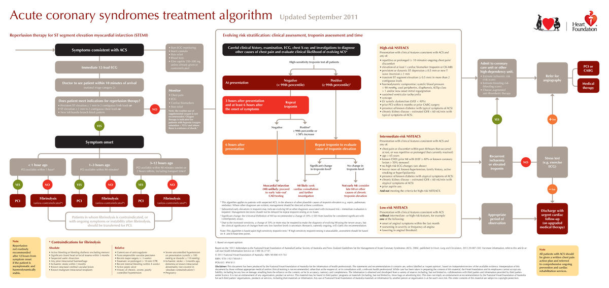ACS therapy algorithm-2011 - Acute coronary syndromes treatment ...