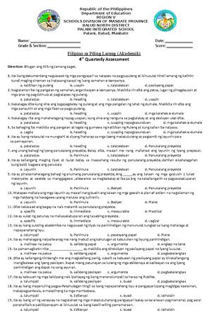 Conceptualizing character, plot, setting in one act play - Senior High ...