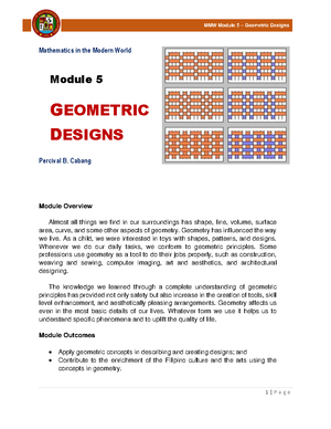 The Mathematics of Graphs - Module with 4As - Module 6 The Mathematics of Graphs Module Overview ...