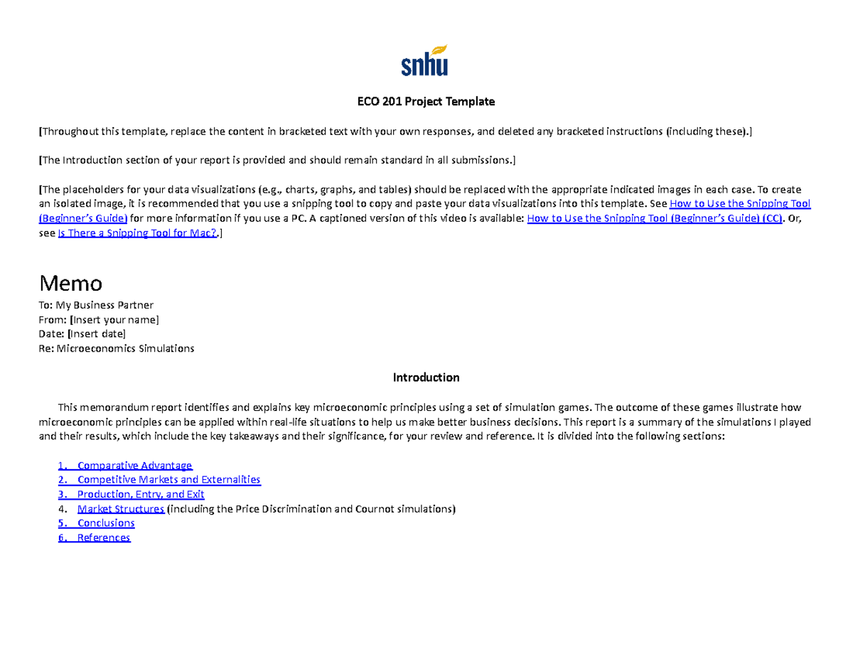 ECO 201 Exemp - ECO 201 Project Template [Throughout this template ...