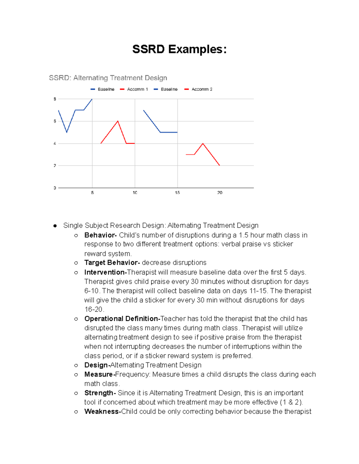 SLP 501 Quiz 4 SSRD - SLP 501 review for quiz 4 and SSRD - SSRD ...