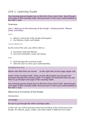 Unit 2 Quiz - he _____________________ lists everything you need to accomplish each week. a ...