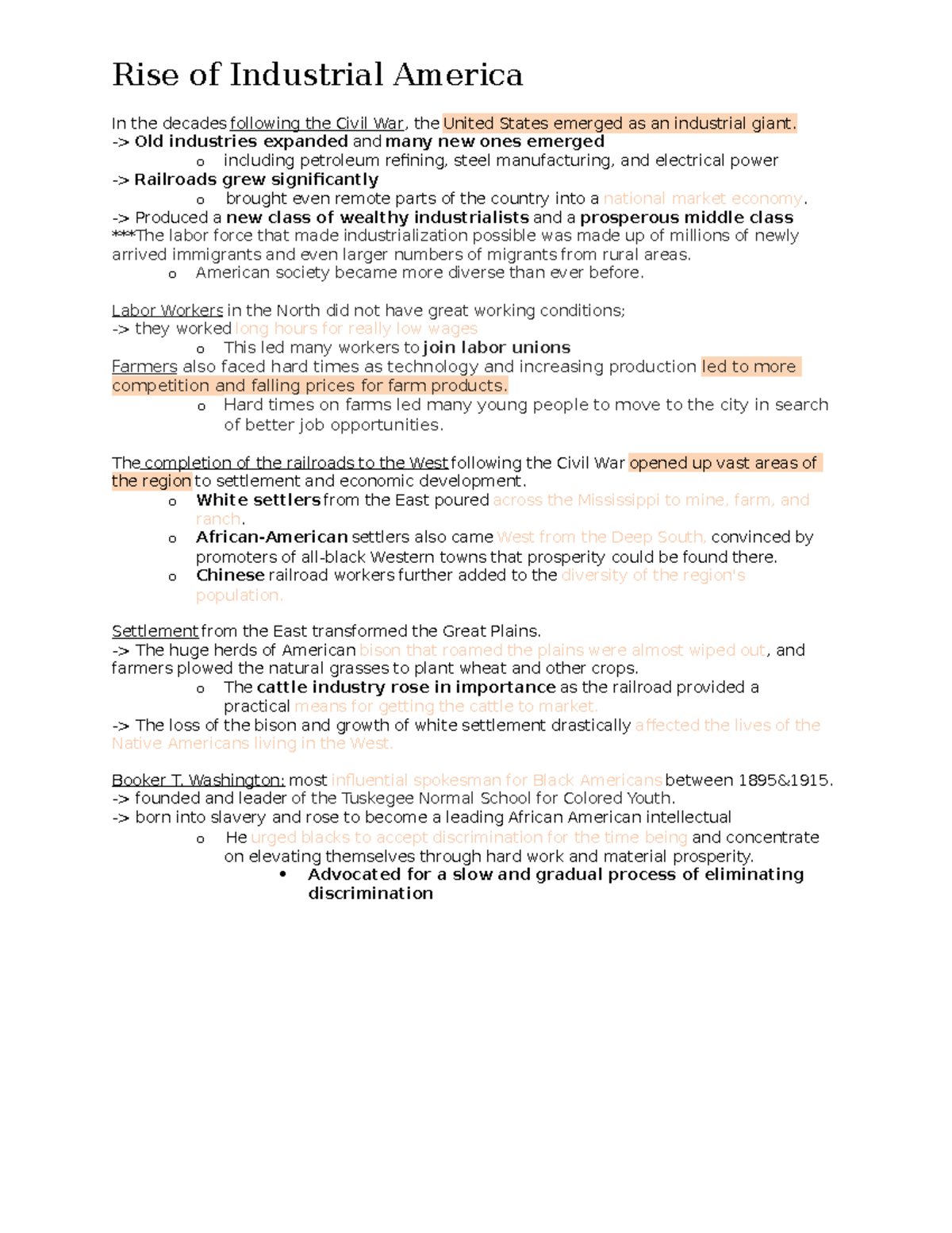 Rise of Industrial America -> Old industries expanded and many new ones ...