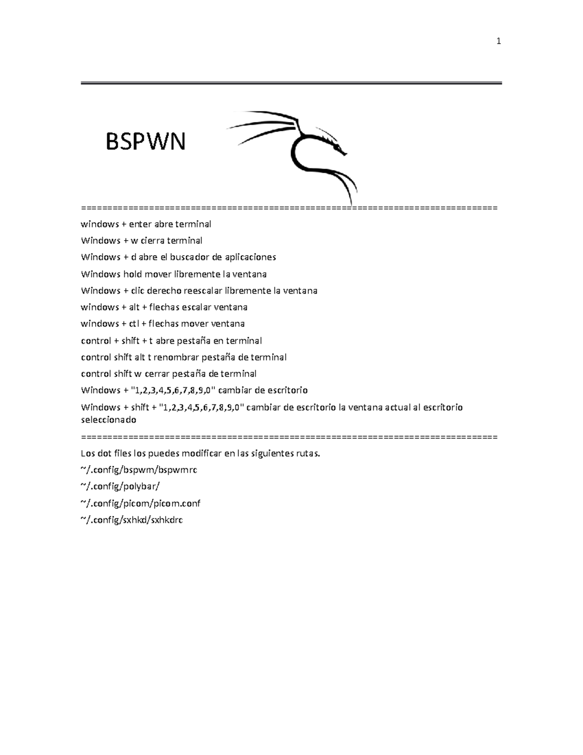 Bspwn - kali - BSPWN - Studocu