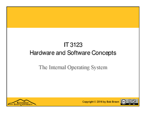 3123 27 info security concepts - IT 3123 Hardware and Software Concepts ...