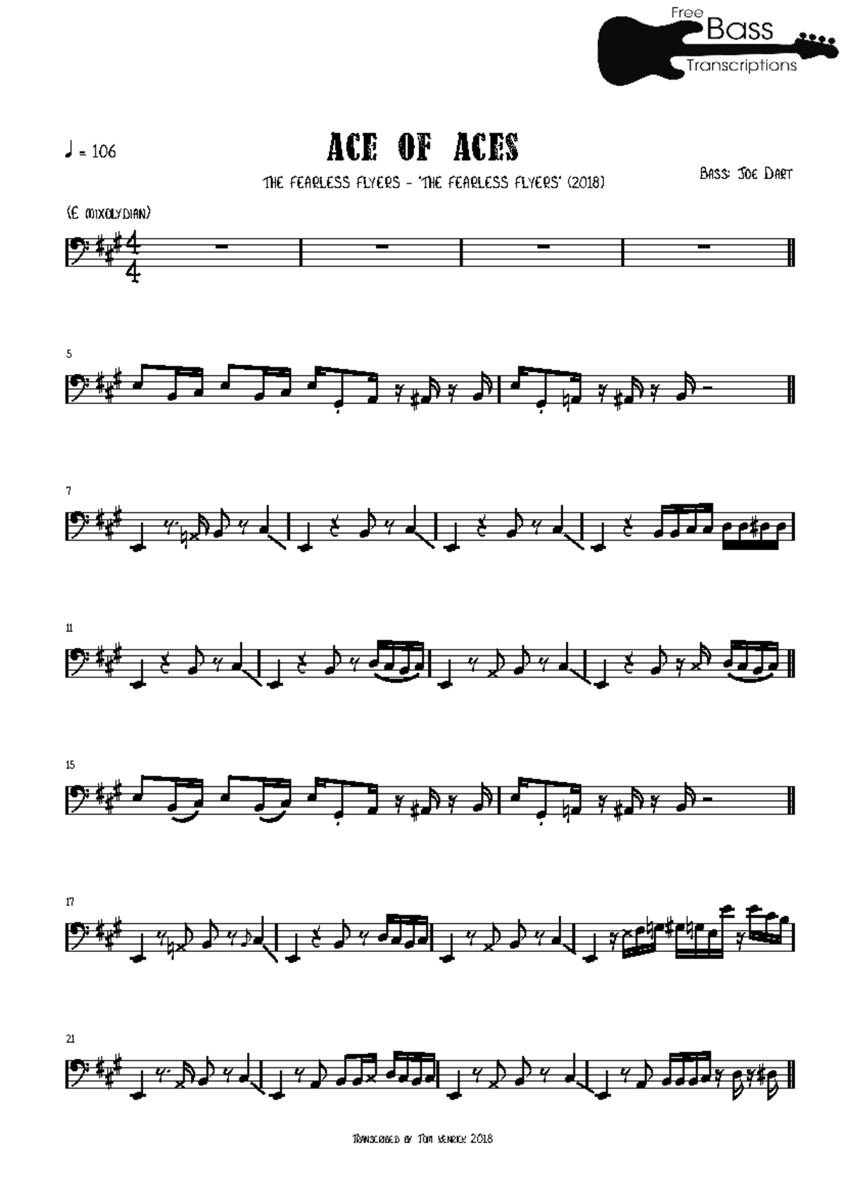 The Fearless Flyers Ace of Aces - Ace of Aces Transcribed by Tom ...