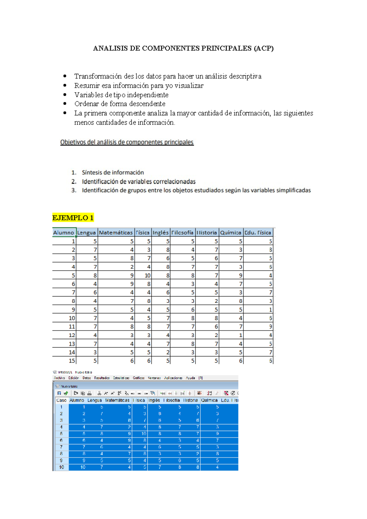 Cecasing 10 Analisis DE Componentes Principales - ANALISIS DE ...
