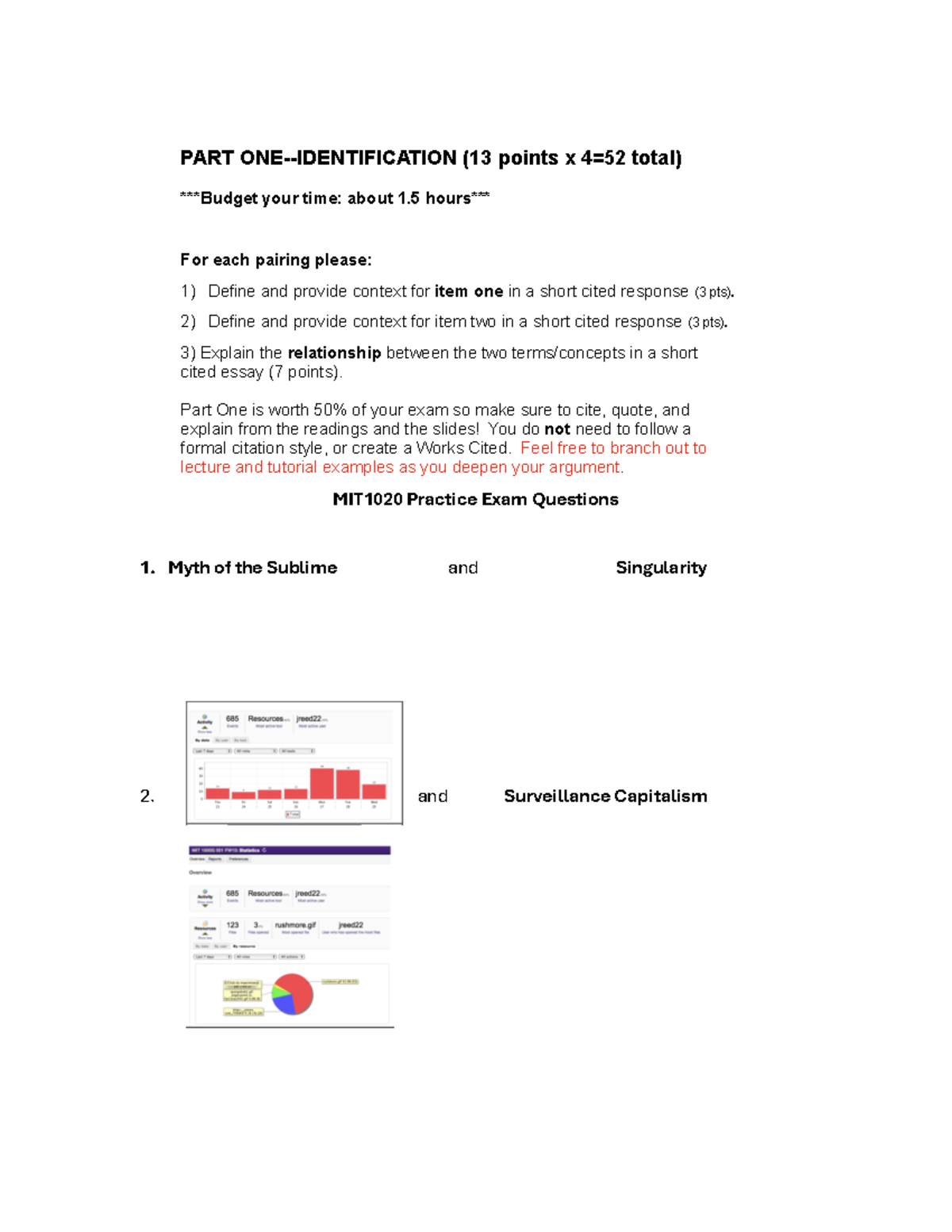 MIT 1020 Practice Questions - MIT1020 Practice Exam Questions 1. Myth ...