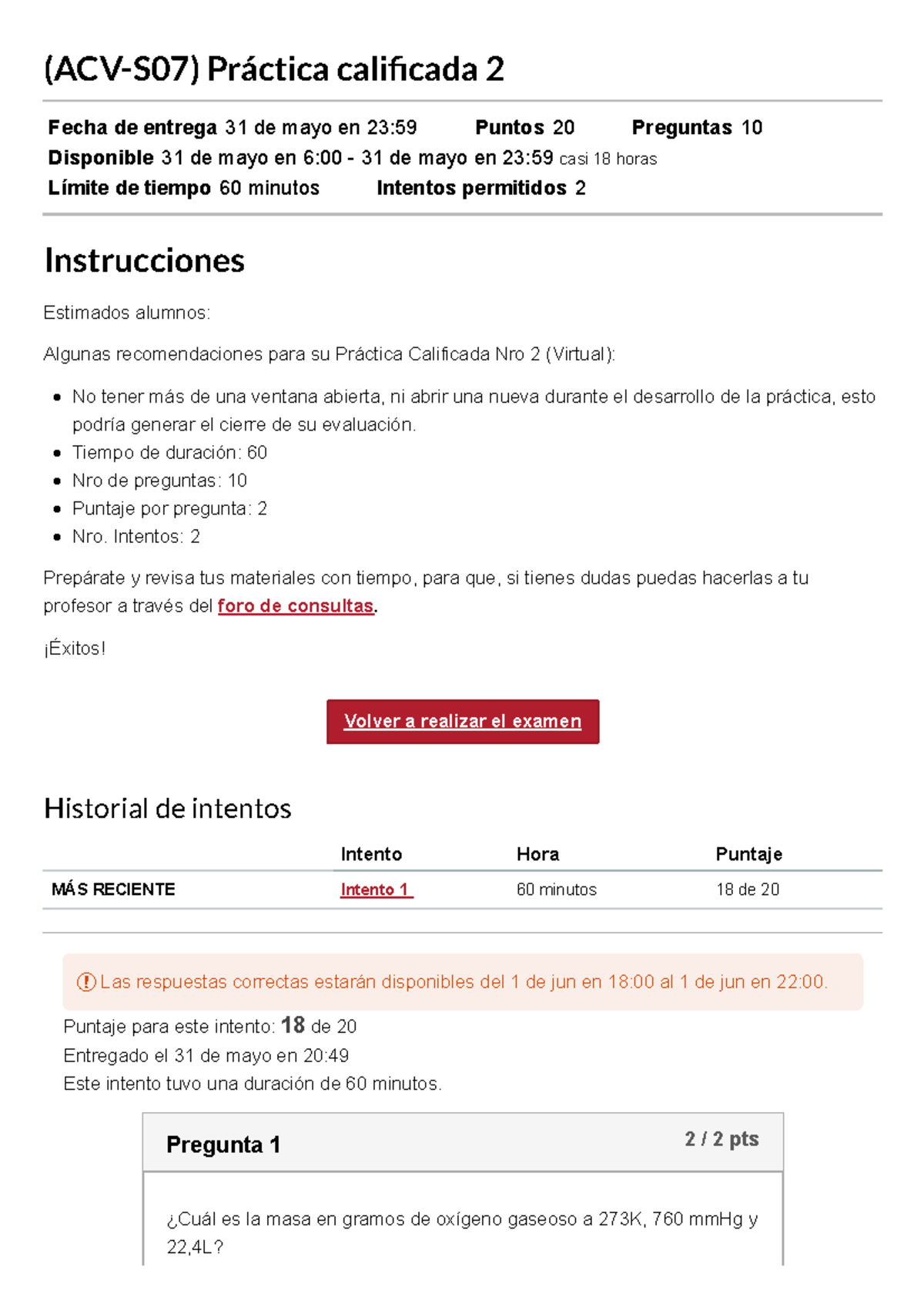 Examen (ACV-S07) Práctica calificada 2-2 - (ACV-S07) Práctica calicada 2 Fecha de entrega 31 de ...