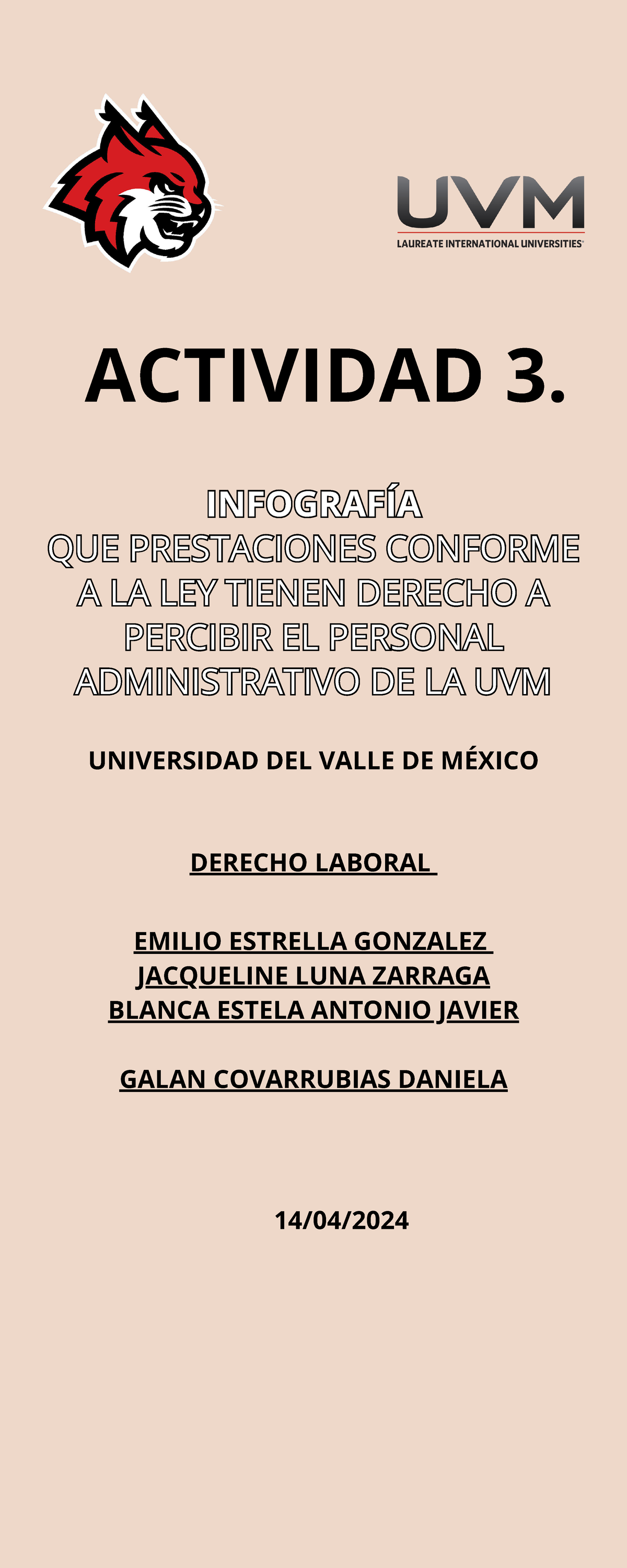 A#3 JLZ - ACTIVIDAD3, DERECHO LABORAL - ACTIVIDAD 3. UNIVERSIDAD DEL ...