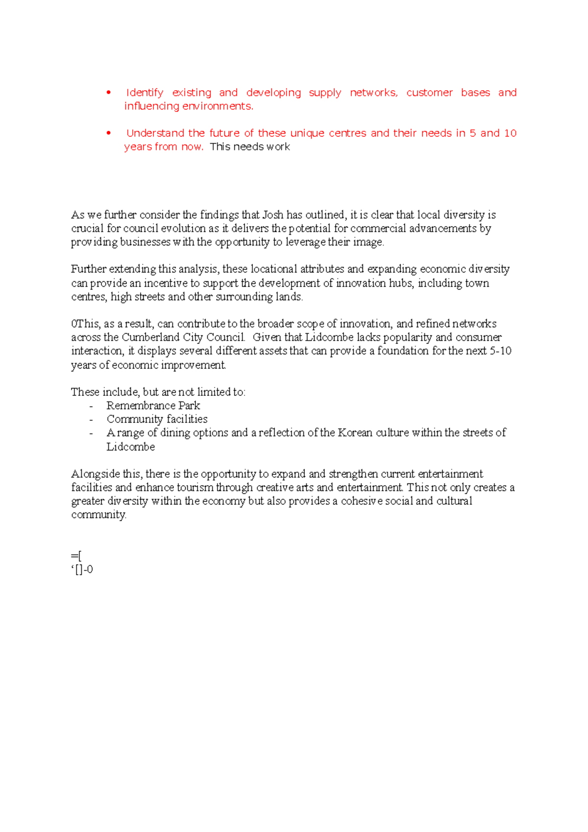 CMI Script - · Identify existing and developing supply networks ...