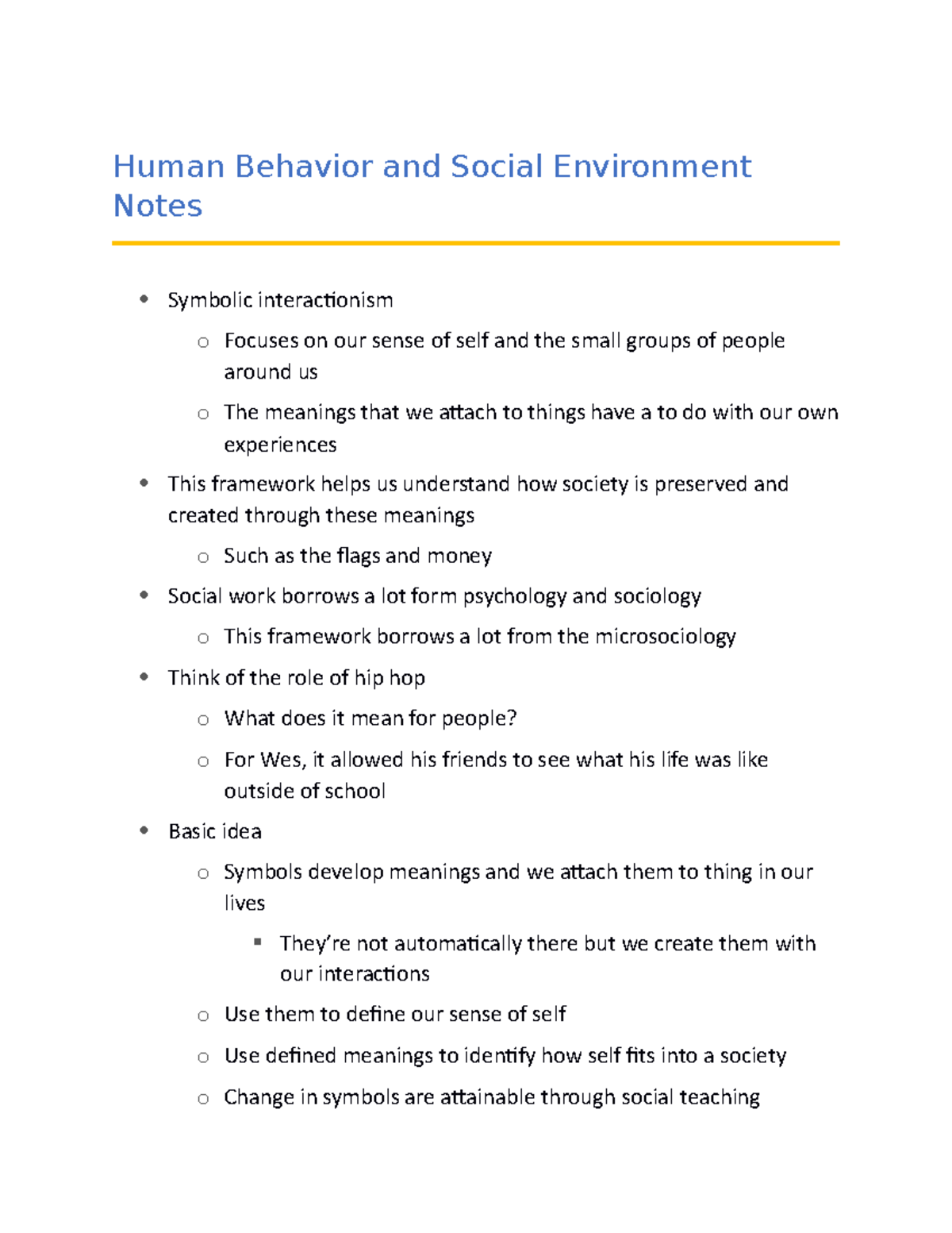 2019-11-13 Human Behavior and Social Enviroment - Human Behavior and ...