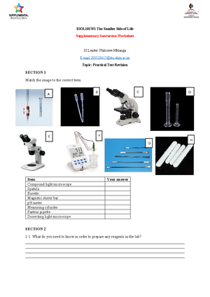 Practical Report Format - PRACTICAL REPORTS This guide is presented as ...
