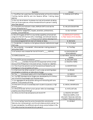 Week 012 Module 10 -Mass Movement - AMA Blended Learning | Course ...