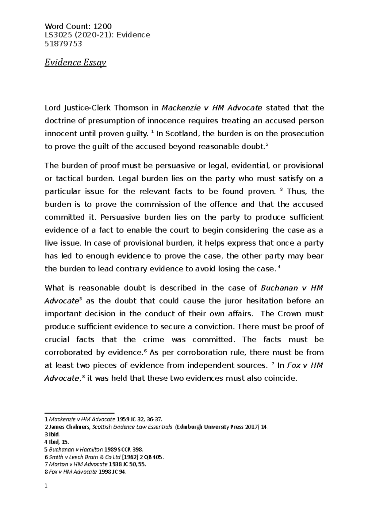 LS3025 (2020-21)- Evidence - LS3025 (2020-21): Evidence 51879753 ...