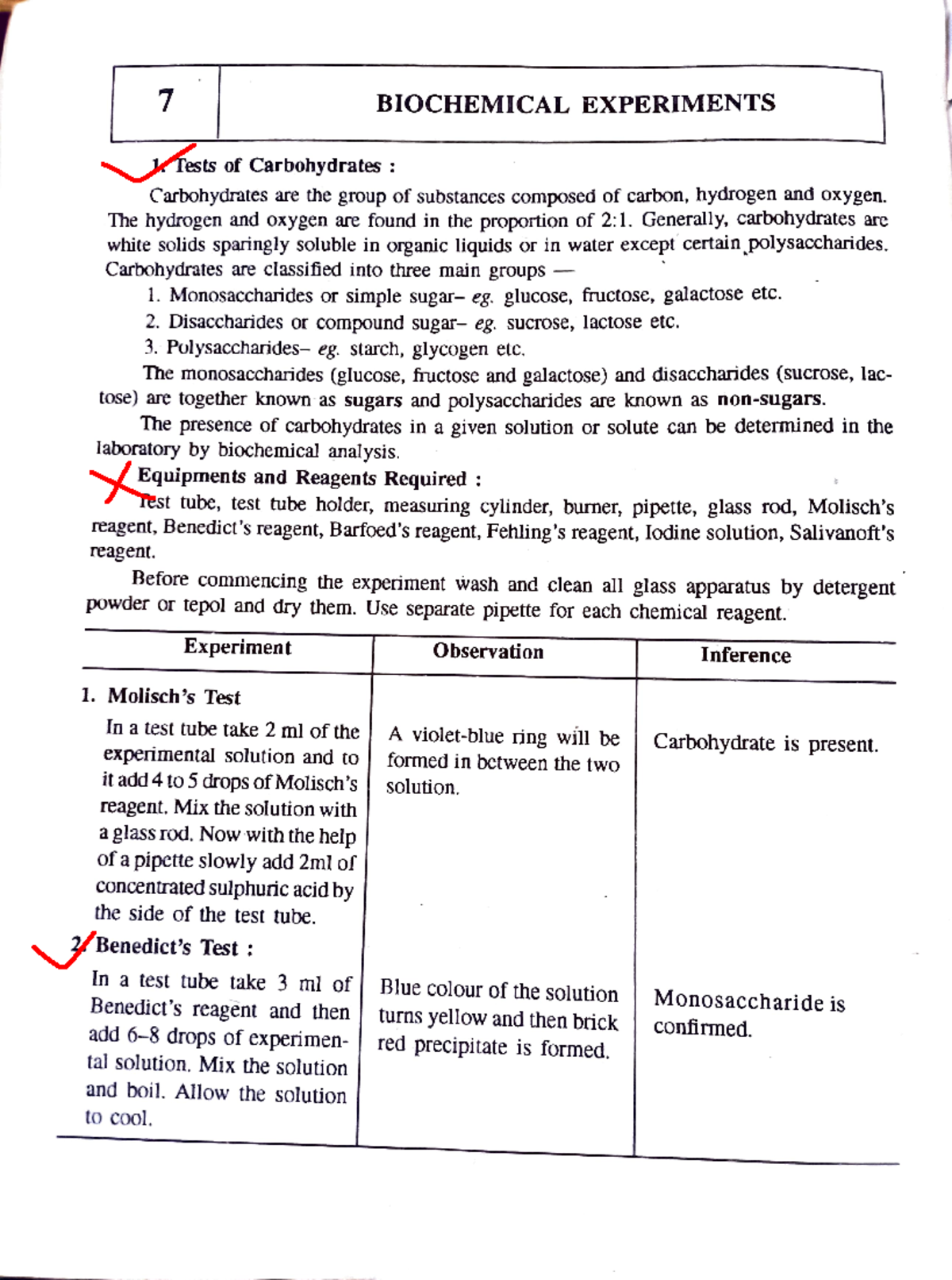 Biochemical tests English - 7 1. Tests of Carbohydrates Carbohydrates ...