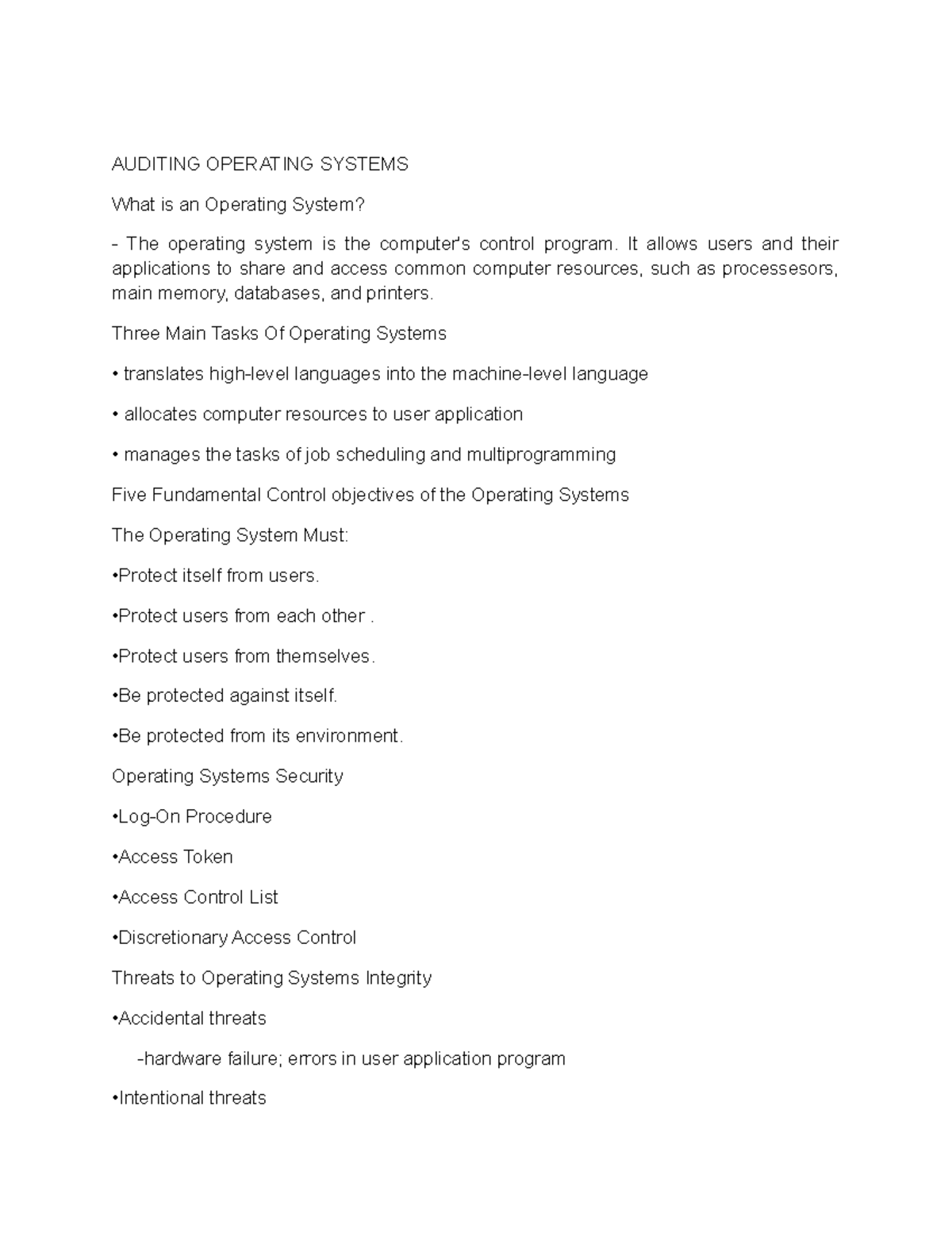 Local media 6440182980356073314 - AUDITING OPERATING SYSTEMS What is an ...