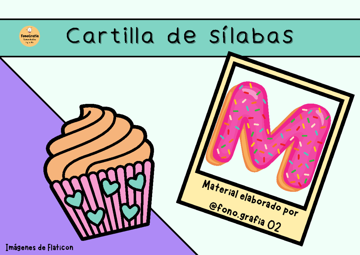 Cartilla de sílabas con M @fono - Anatomía Humana - Cartilla de ...