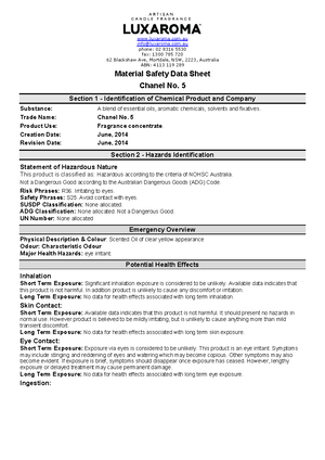 Deodorant MSDS - Product Name: SANITISER DEODORANT Reference No: AEDE ...