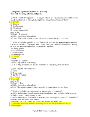 Sample/practice exam chapter 1 20 April 2019, questions and answers ...