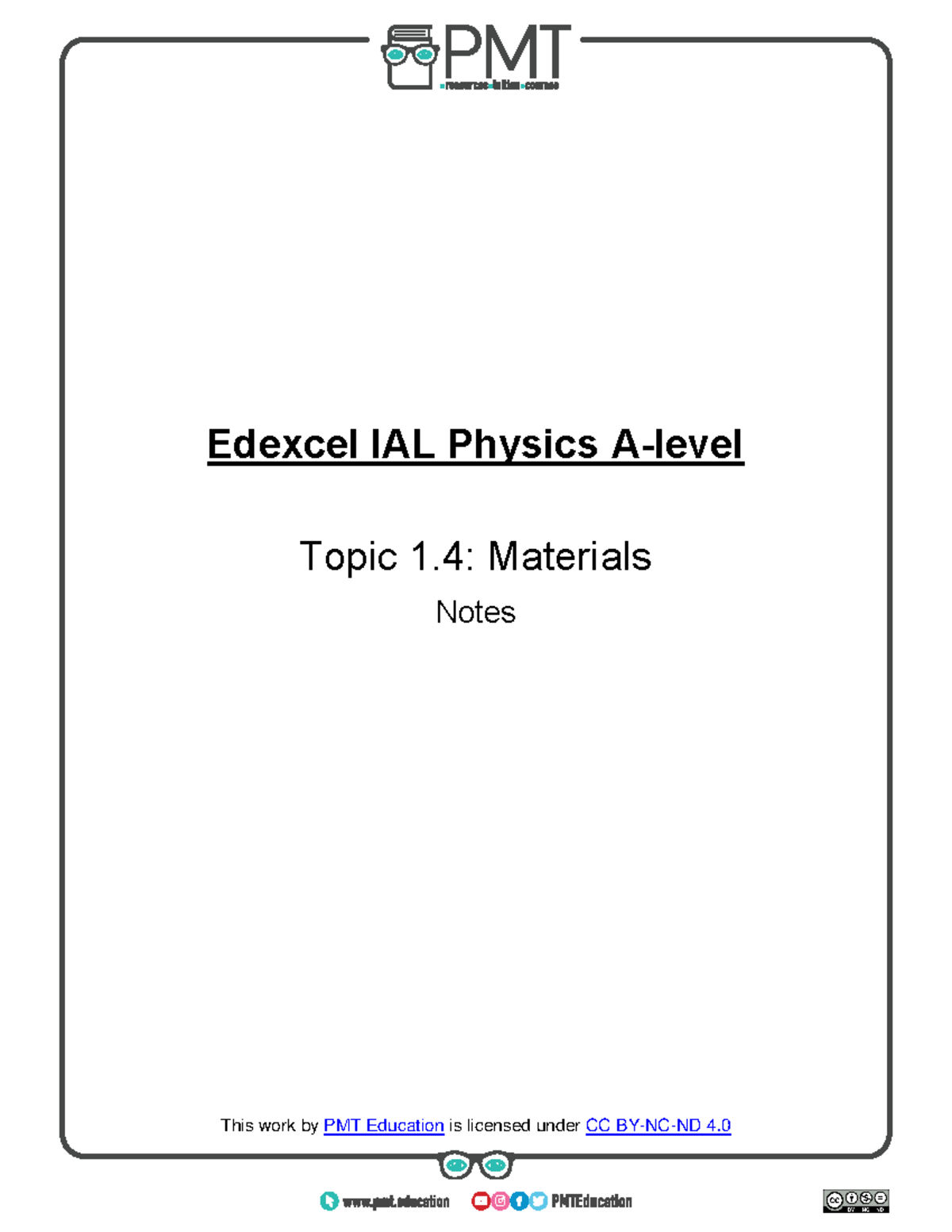 AW1 resource work 1 - bit/pmt-edu-cc bit/pmt-cc Edexcel IAL Physics A ...