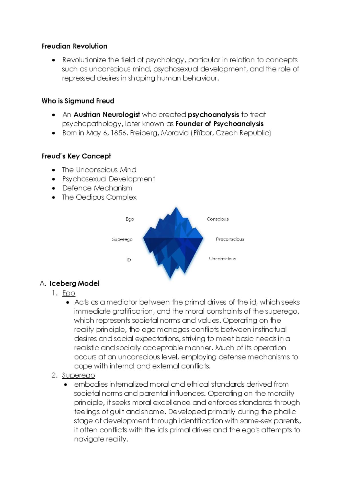Freudian Revolution Summary - Freudian Revolution - Revolutionize the ...