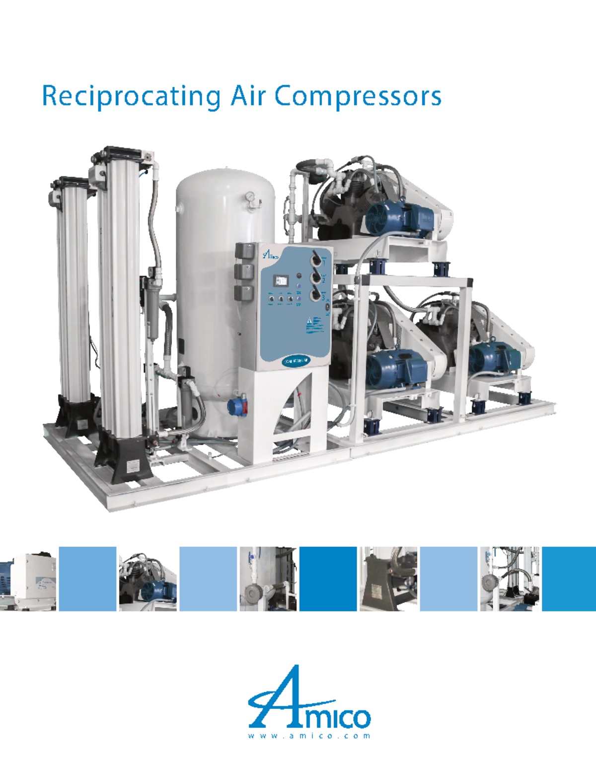 1pdf - w w w. a m i c o. c o m Reciprocating Air Compressors Duplex 5 ...