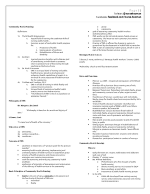 Fundamentals in Nursing Reviewer - Twitter: @nursehooman Facebook ...