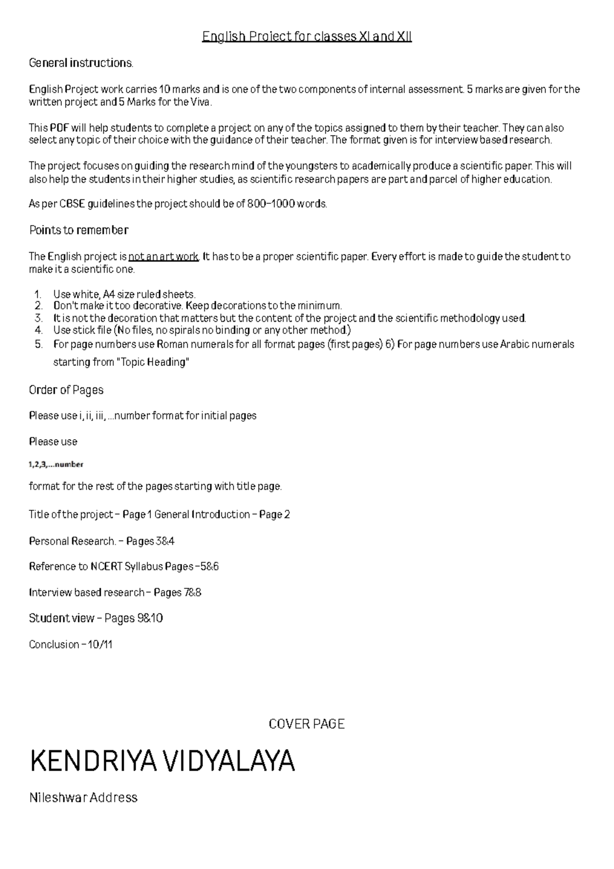 Project file details - English Proiect for classes Xl and Xll General ...