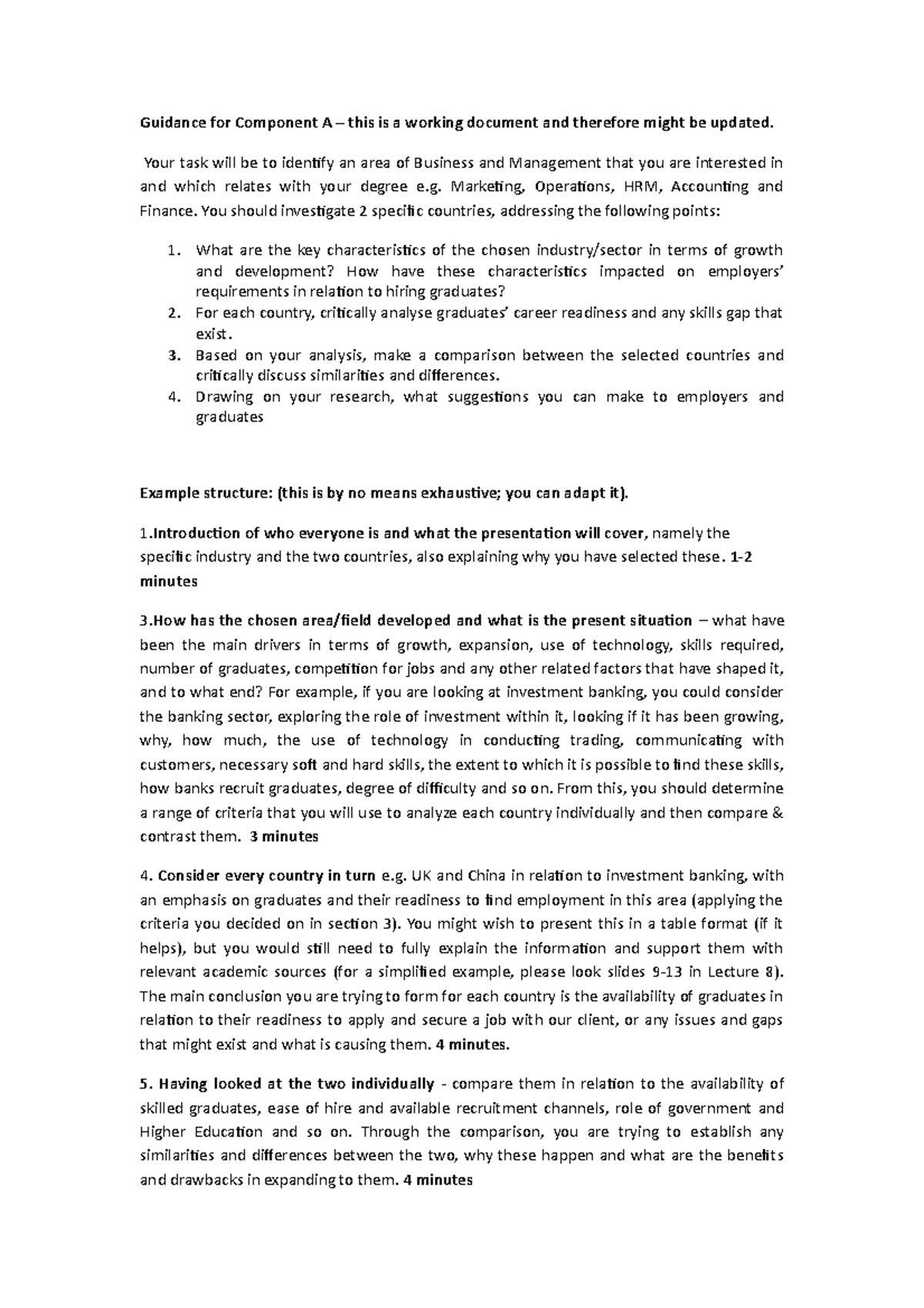 Component A guidance 2022-23 - Guidance for Component A – this is a ...