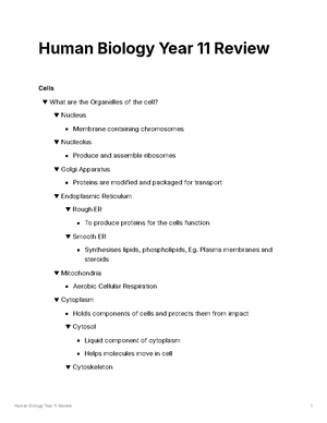 [Solved] Generate me a practice exam on Year 11 ATAR WACE Human Biology ...