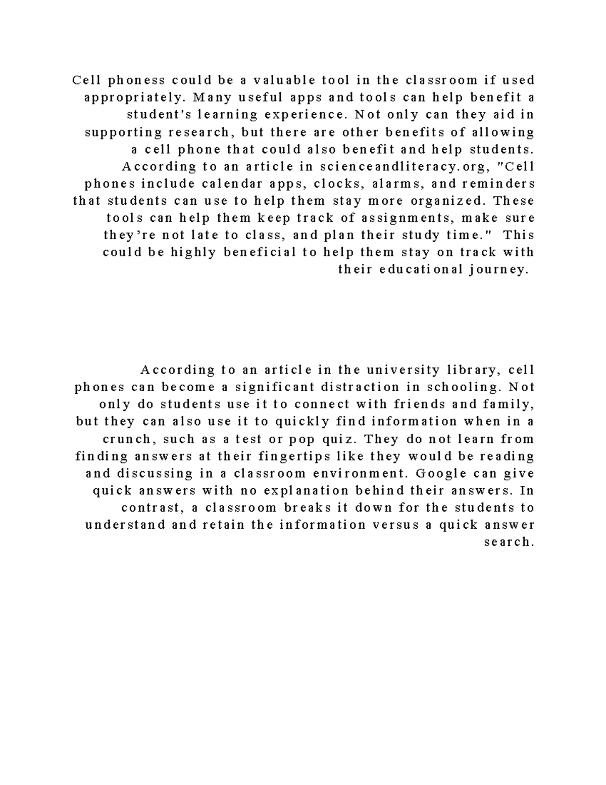 Cell phones could be a valuable tool in the classroom if used ...