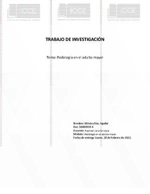 Test de Picq y Vayer - pauta estandarizada - Salud Pública - Studocu