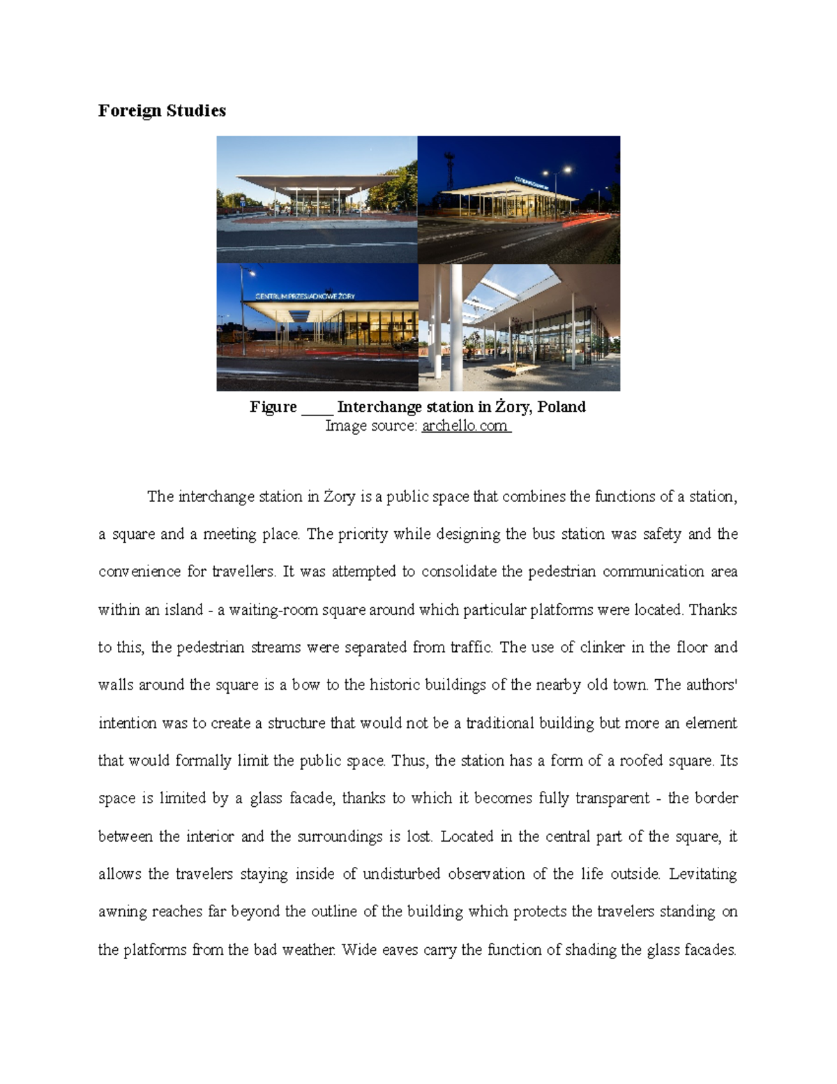 RRL - Local & Foreign Studies - Foreign Studies Figure ____ Interchange ...