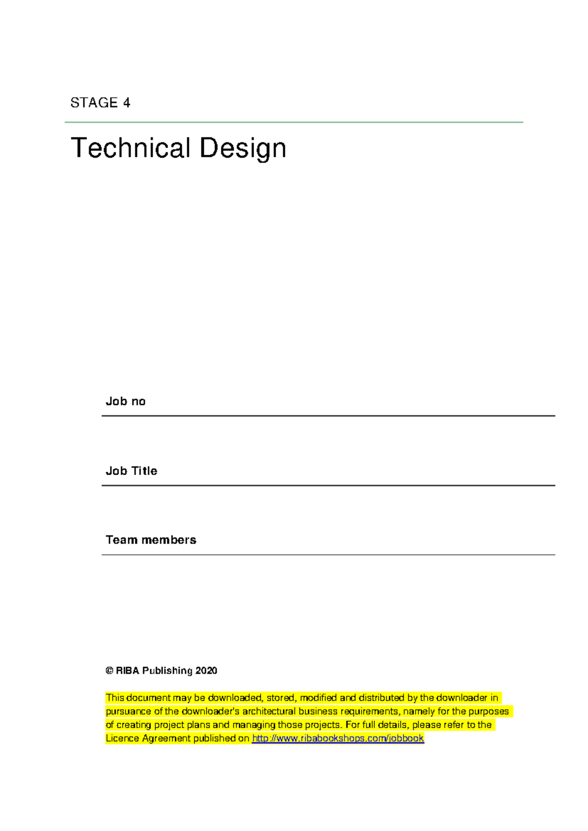 4 REBA-Technical-Design-checklist-PDF - STAGE 4 Technical Design Job no ...