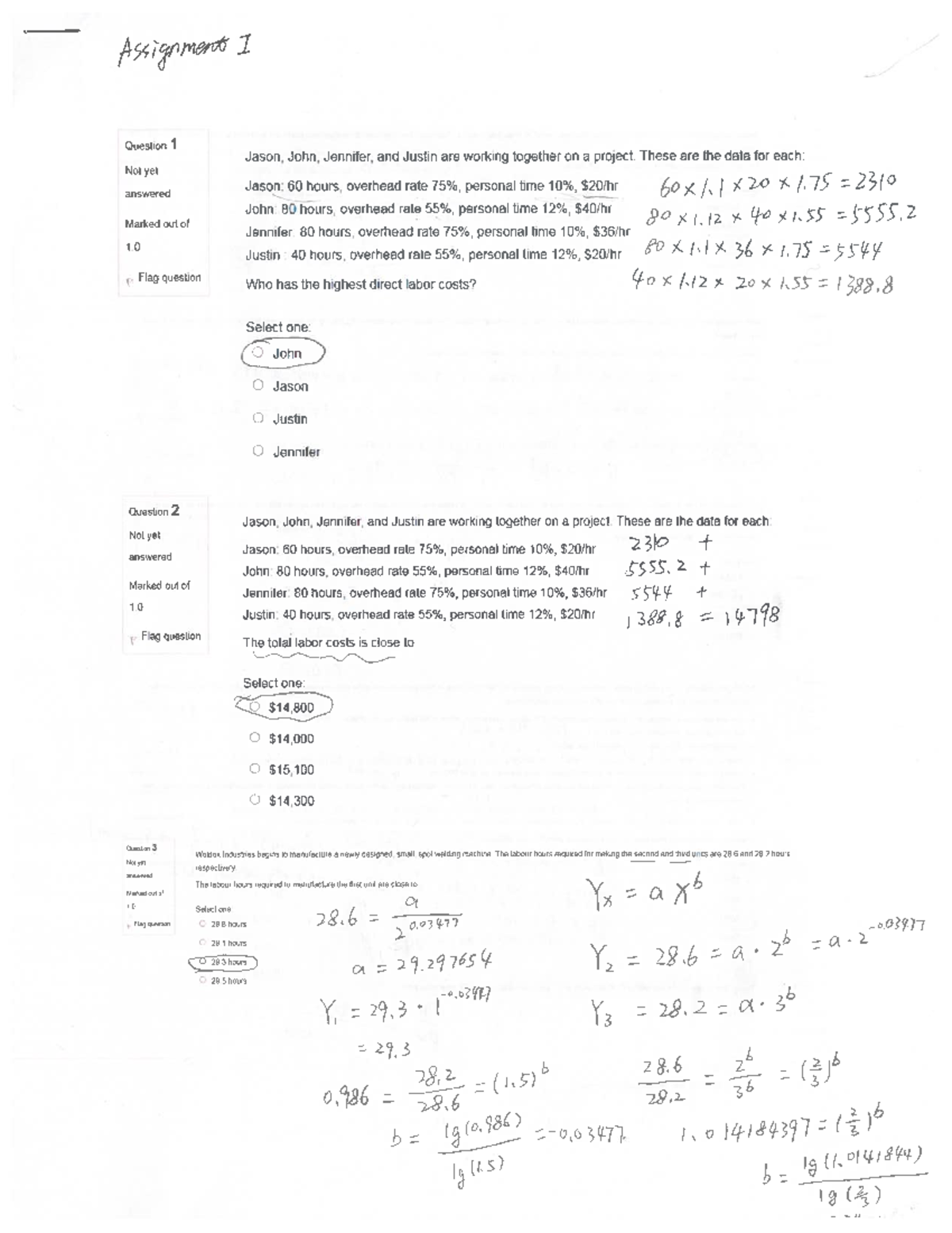 Assignment 1 with answer - 2023 ENGR301 - ENGR 301 - Studocu