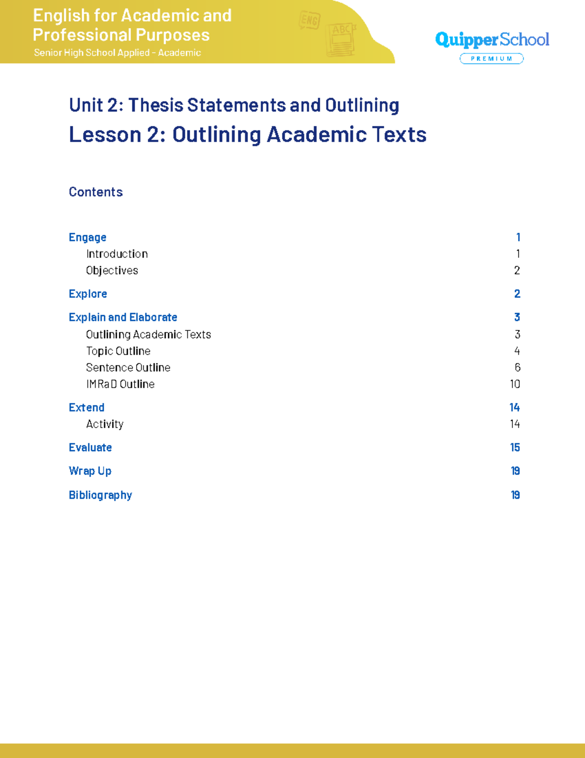 PDF-SG EAP11 12 UNIT-2 Lesson-2 Outlining-Academic-Texts - Unit 2 ...
